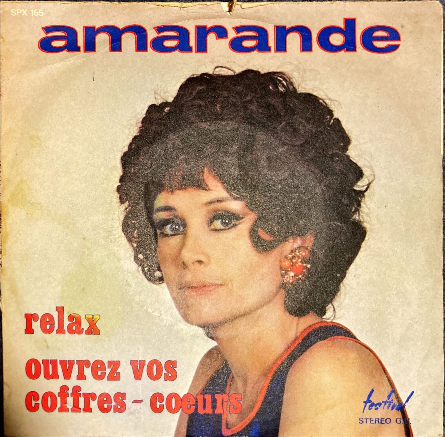 Amarande / RELAX EP/ Festival France SPX165 / Condition disc: VG+ / Sleeve : VG - mimimuse