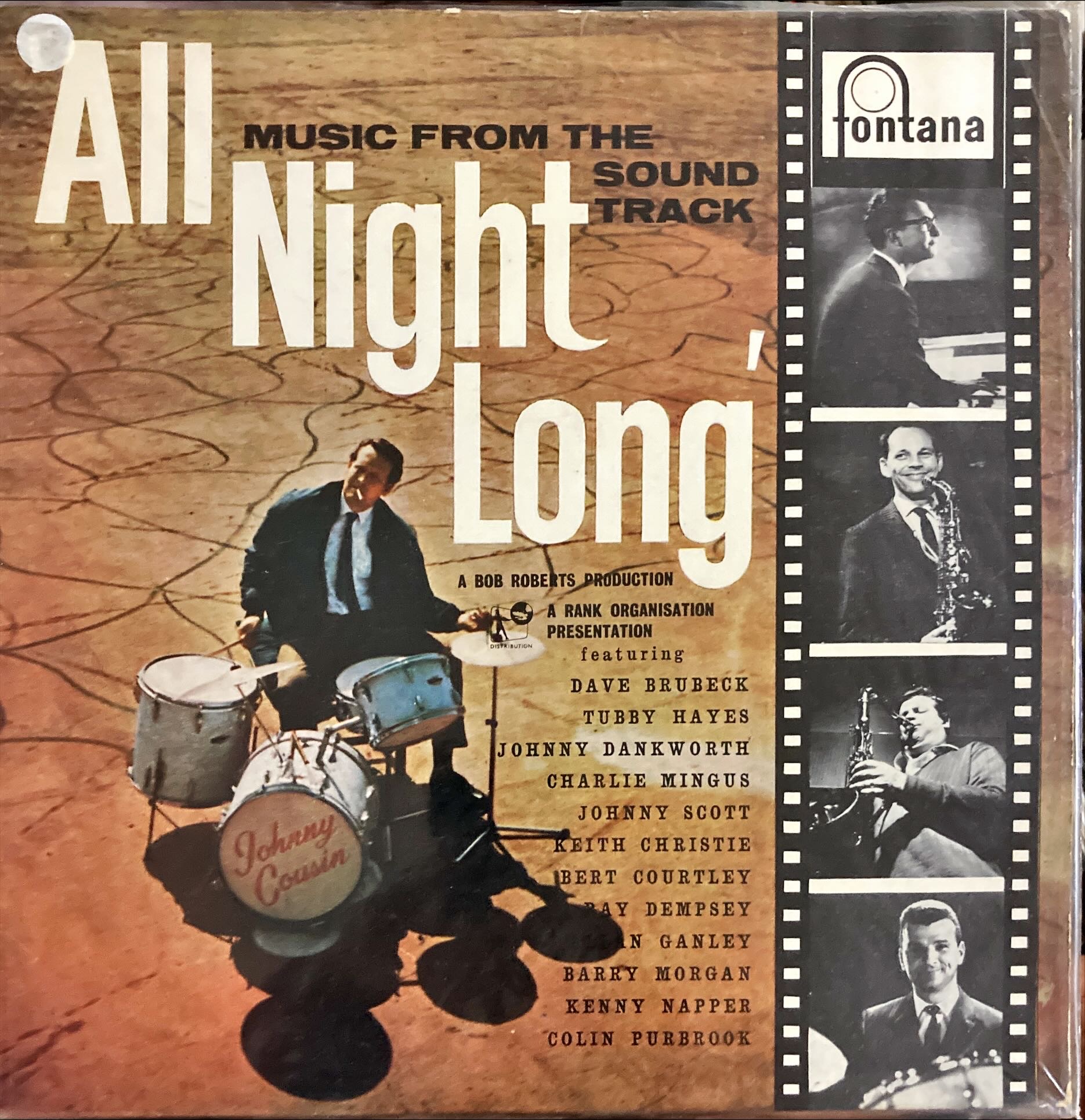 Music From The Sound Track ‘All Night Long’ LP/ Fontana TFL-5179 UK ...